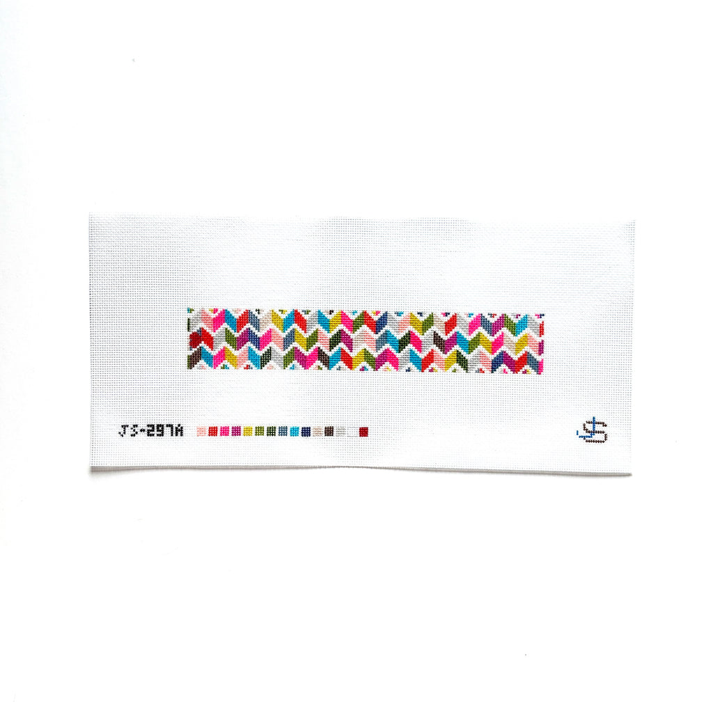 Chevron Stripe Key Fob Needlepoint Canvas – Jeni Sandberg Needlepoint